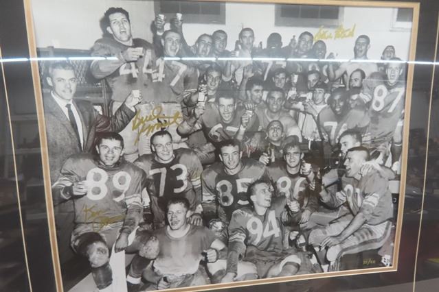 Framed Winnipeg Blue Bombers 1958 Grey Cup Champions Autographed by ...
