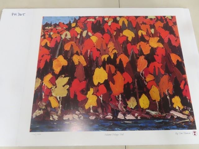 Tom Thompson ''Autumn Foliage'' Numbered Print 24'' x 20'' - McSherry ...