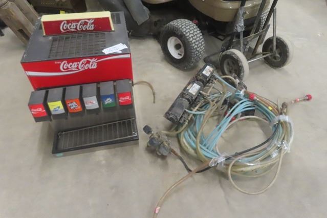 Coca Cola Fountain Drink Dispenser Machine with Hoses, Gauges, Pumps ...