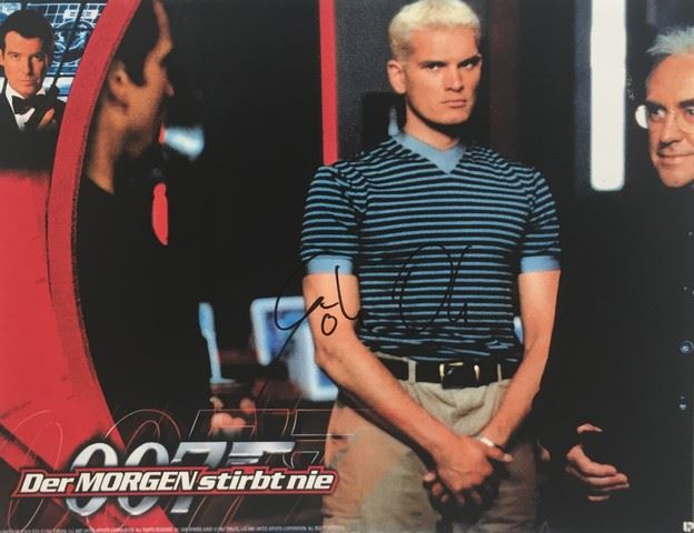 007 James Bond "Tomorrow Never Dies" (1997) Stamper (Gotz Otto) Signed ...