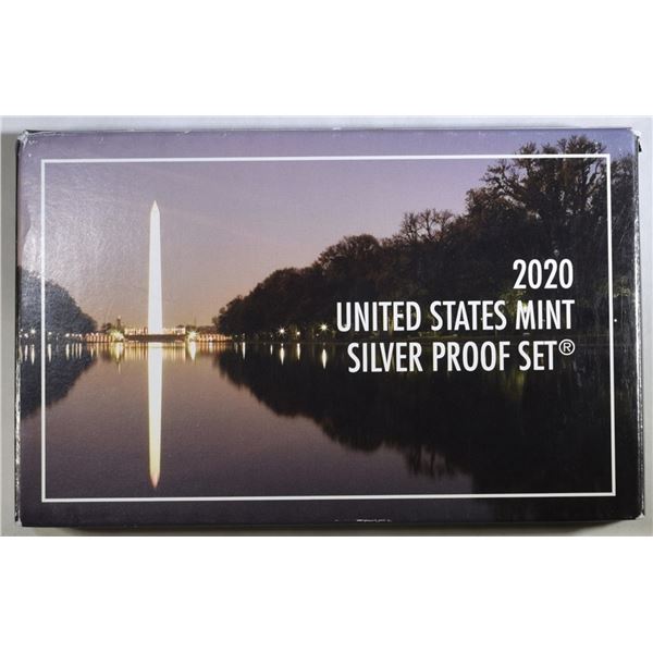 2020 U.S. MINT SILVER PROOF SET