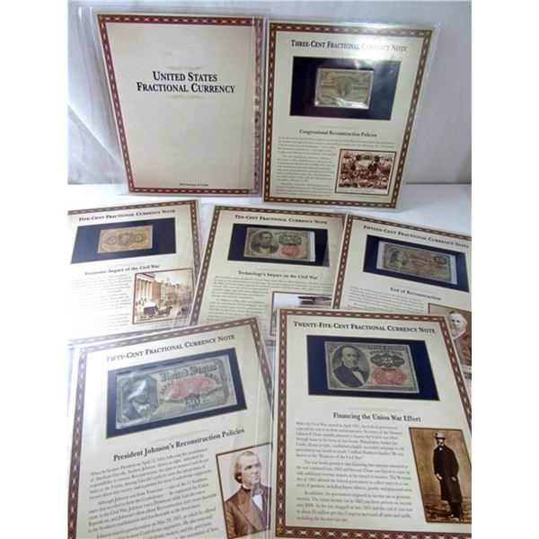 (6) U.S. FRACTIONAL NOTES with INFORMATIVE