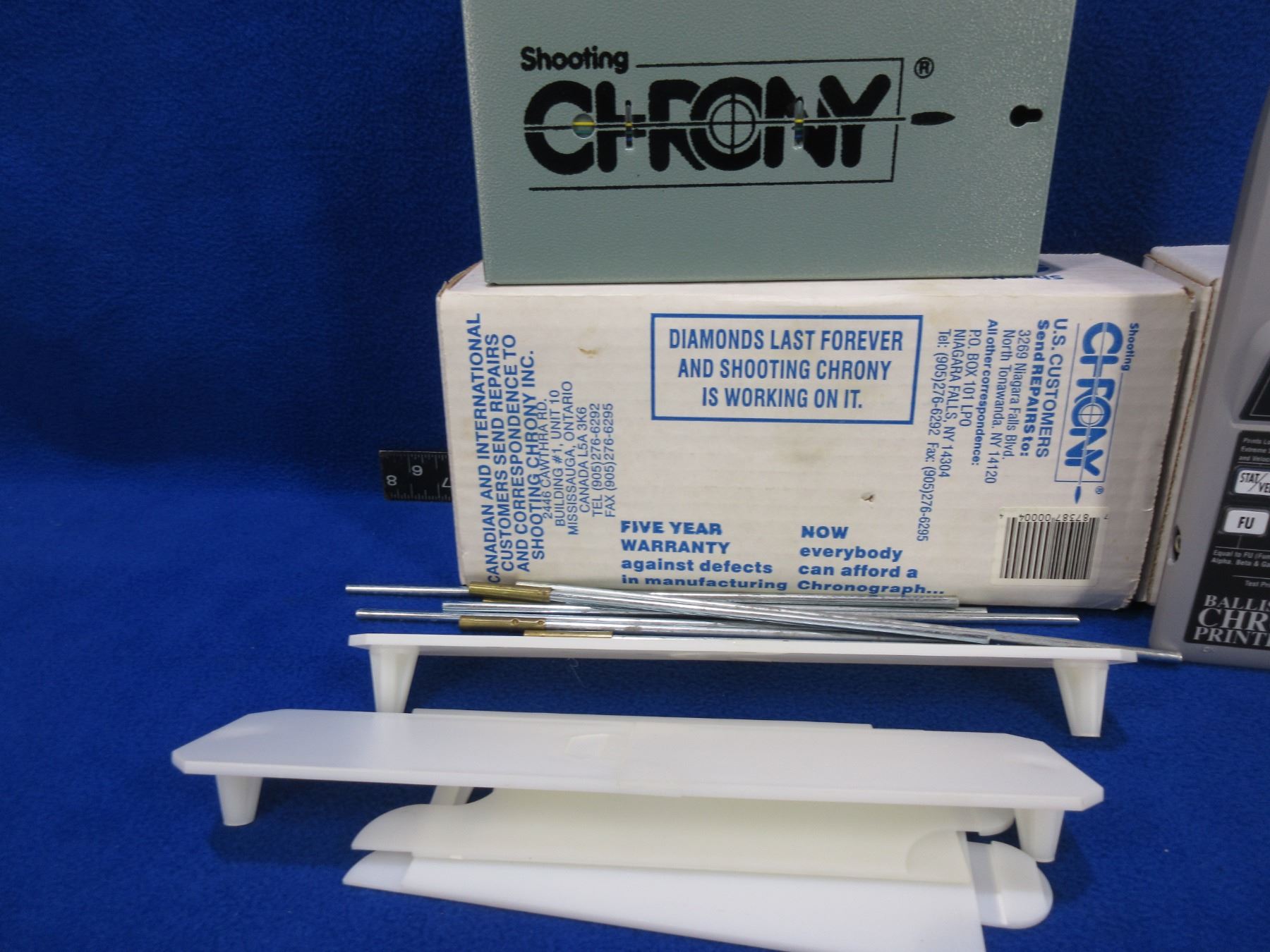 Shooting Chrony Chronograph and Ballistic Chrony Printer