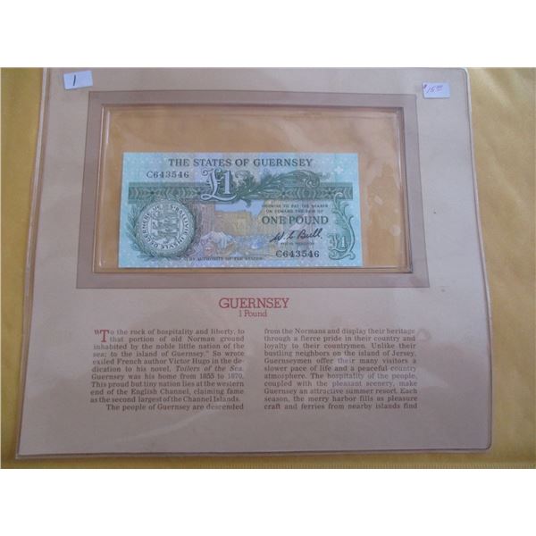 STATE OF GUERNSEY ONE POUND NOTE