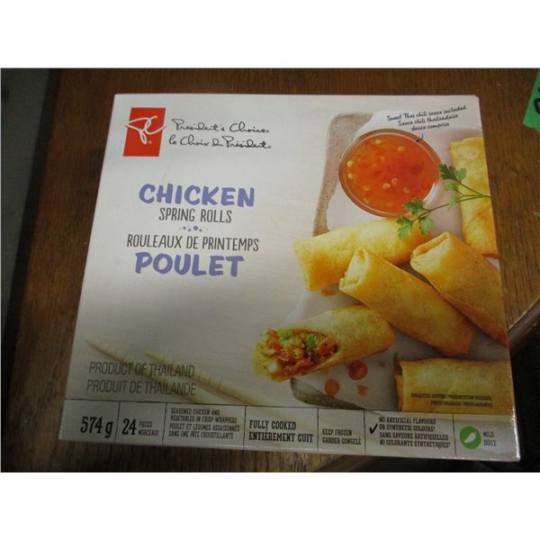 PC CHICKEN SPRING ROLLS (24) - PER BOX