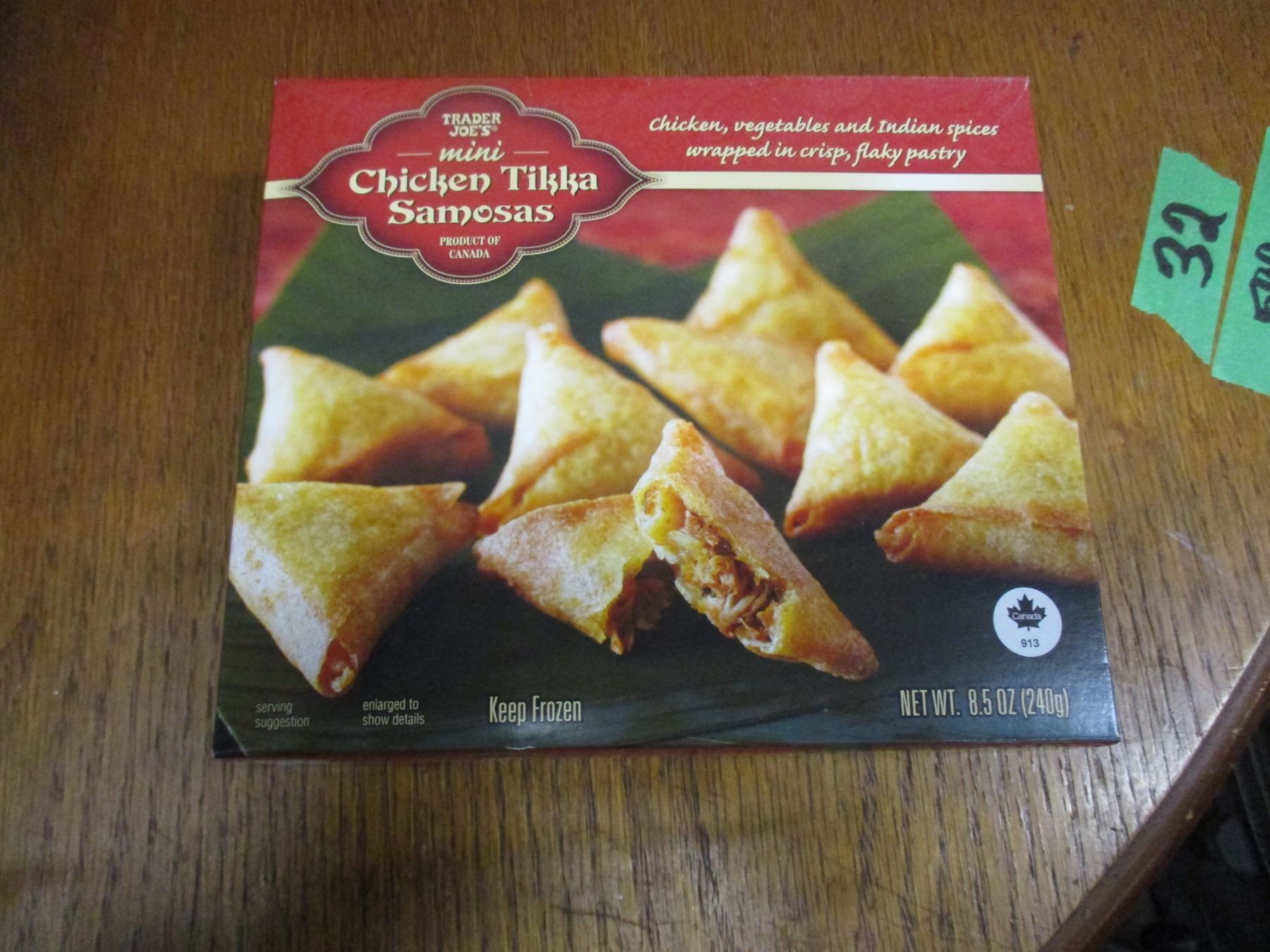 CHICKEN SAMOSAS (240 G) - PER BOX