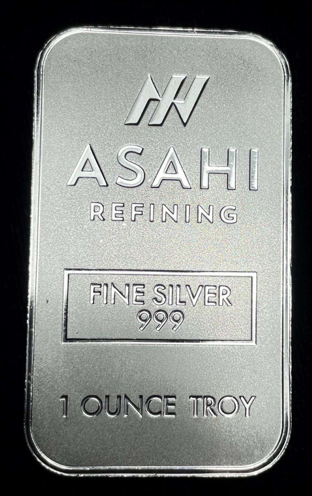 Asahi Refining 1 ozt .999 Silver Bar