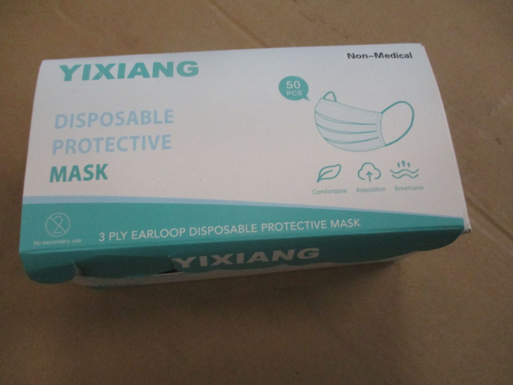 FACE MASKS (50) - PER BOX