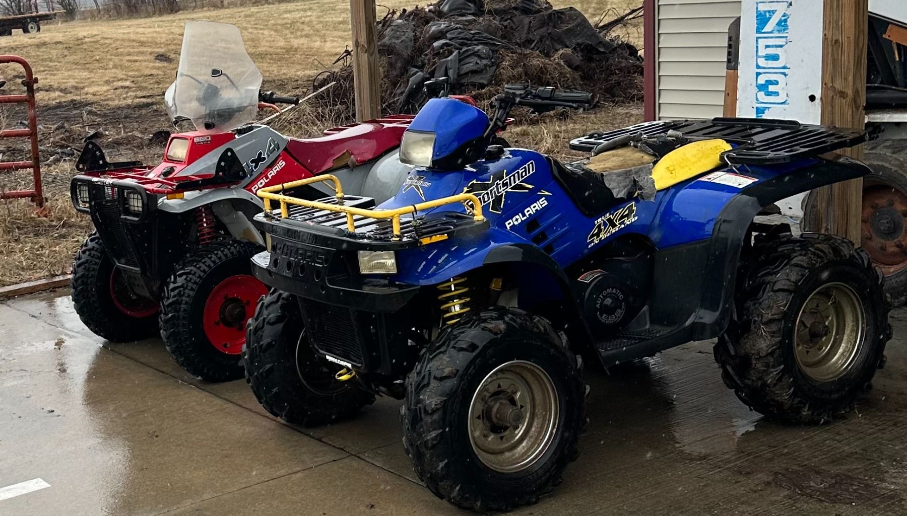 Blue Polaris 500 4Wheeler - Hired Hand Live