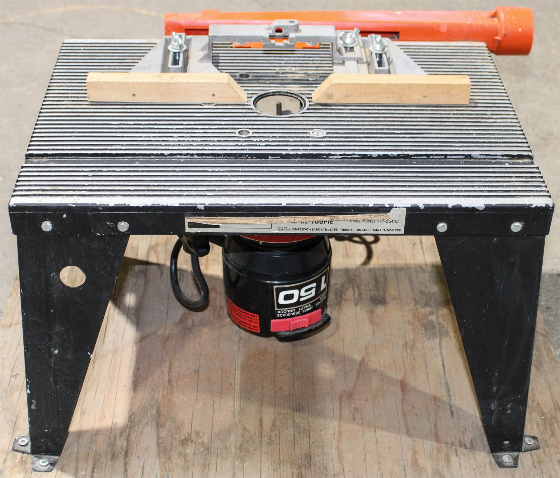 ESTATE CRAFTSMAN MODEL 150 ROUTER & TABLE