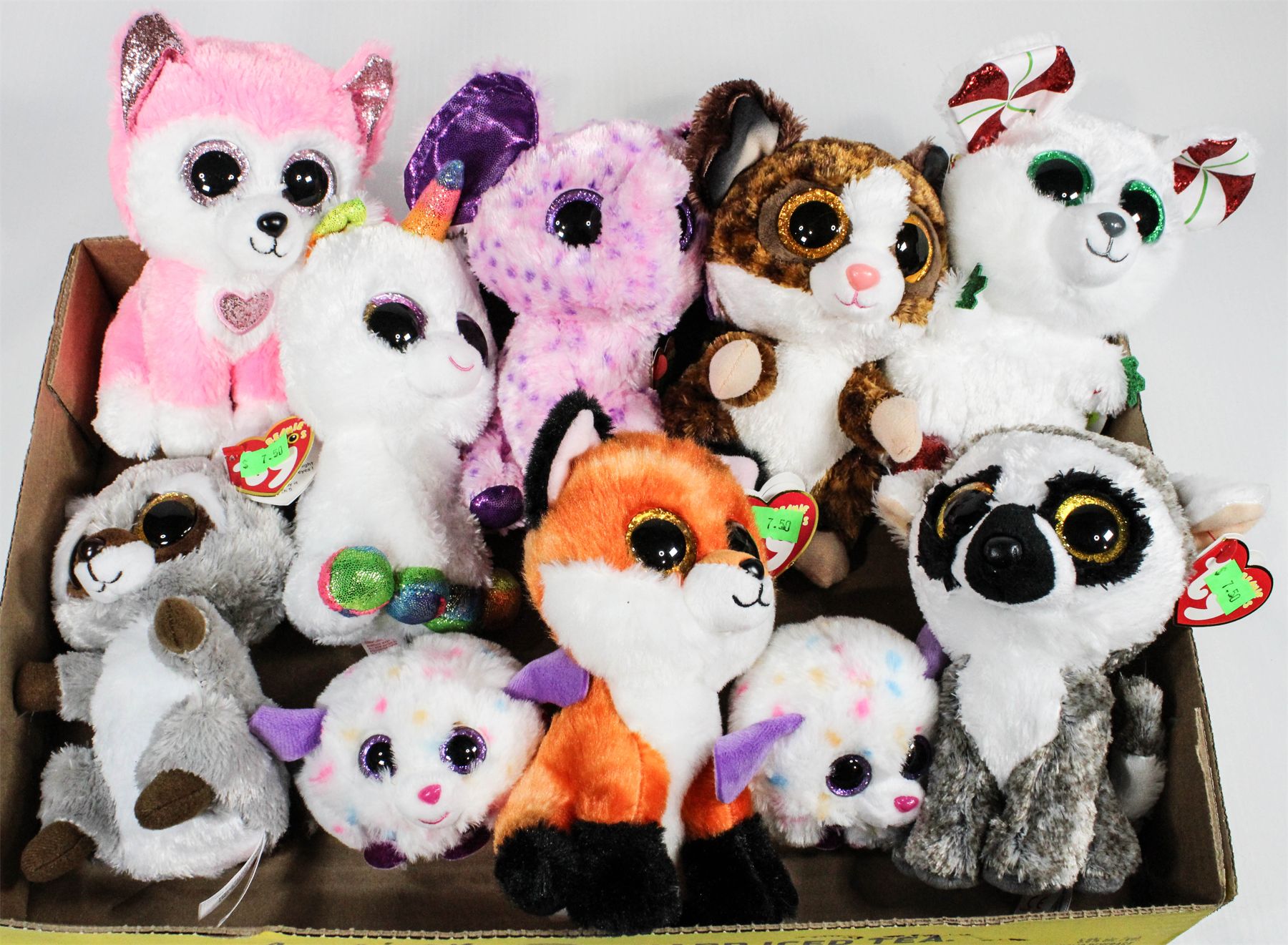 ASST TY BEANIE BABIES PLUSHIES