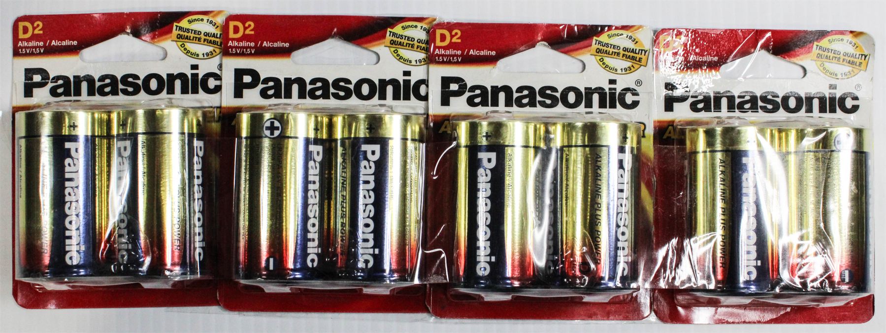 8 PANASONIC ALKALINE PLUS POWER D CELL BATTERIES