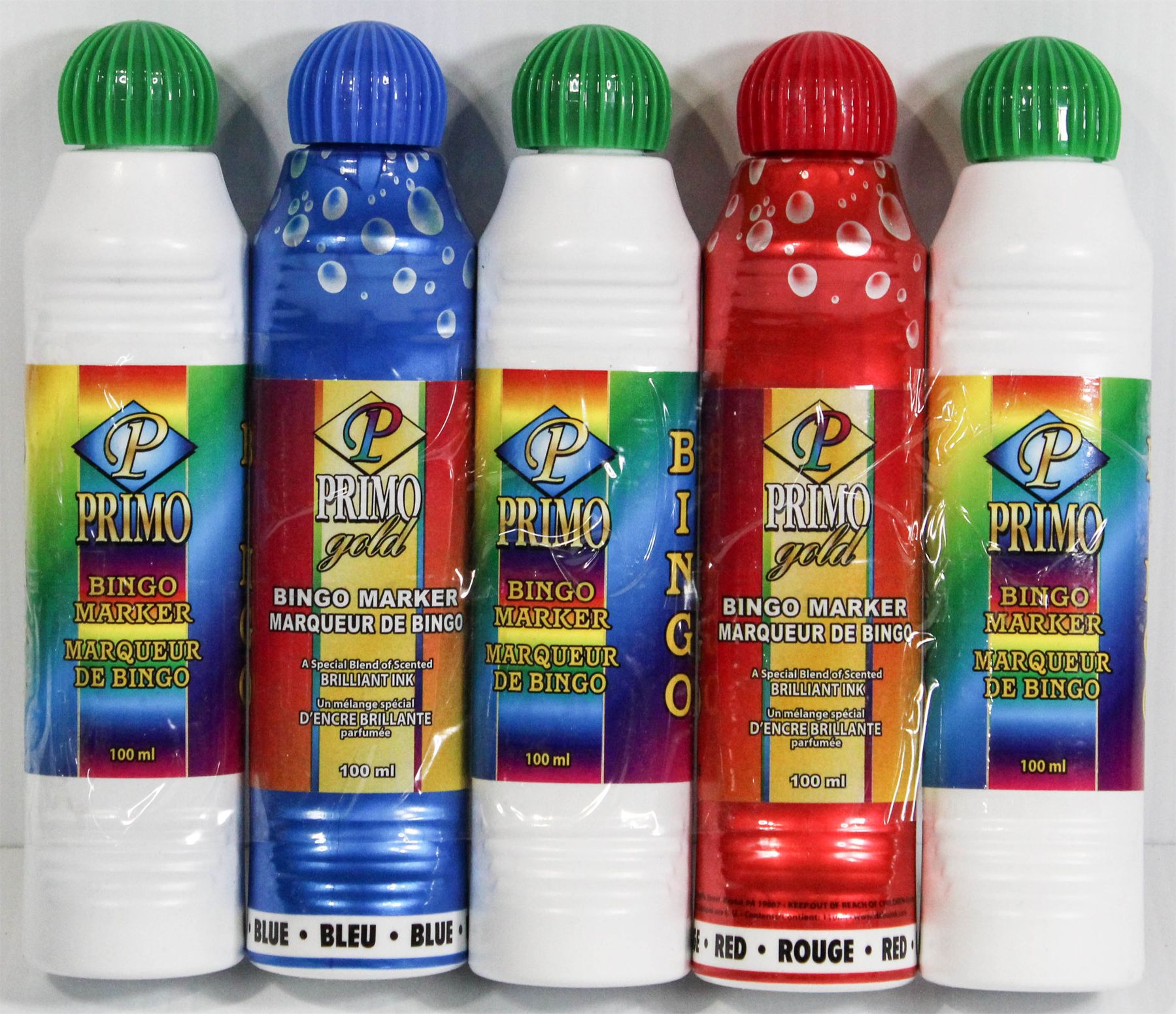 5 PRIMO BINGO DABBERS - ASST COLORS