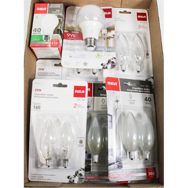 ASST RCA LIGHT BULBS