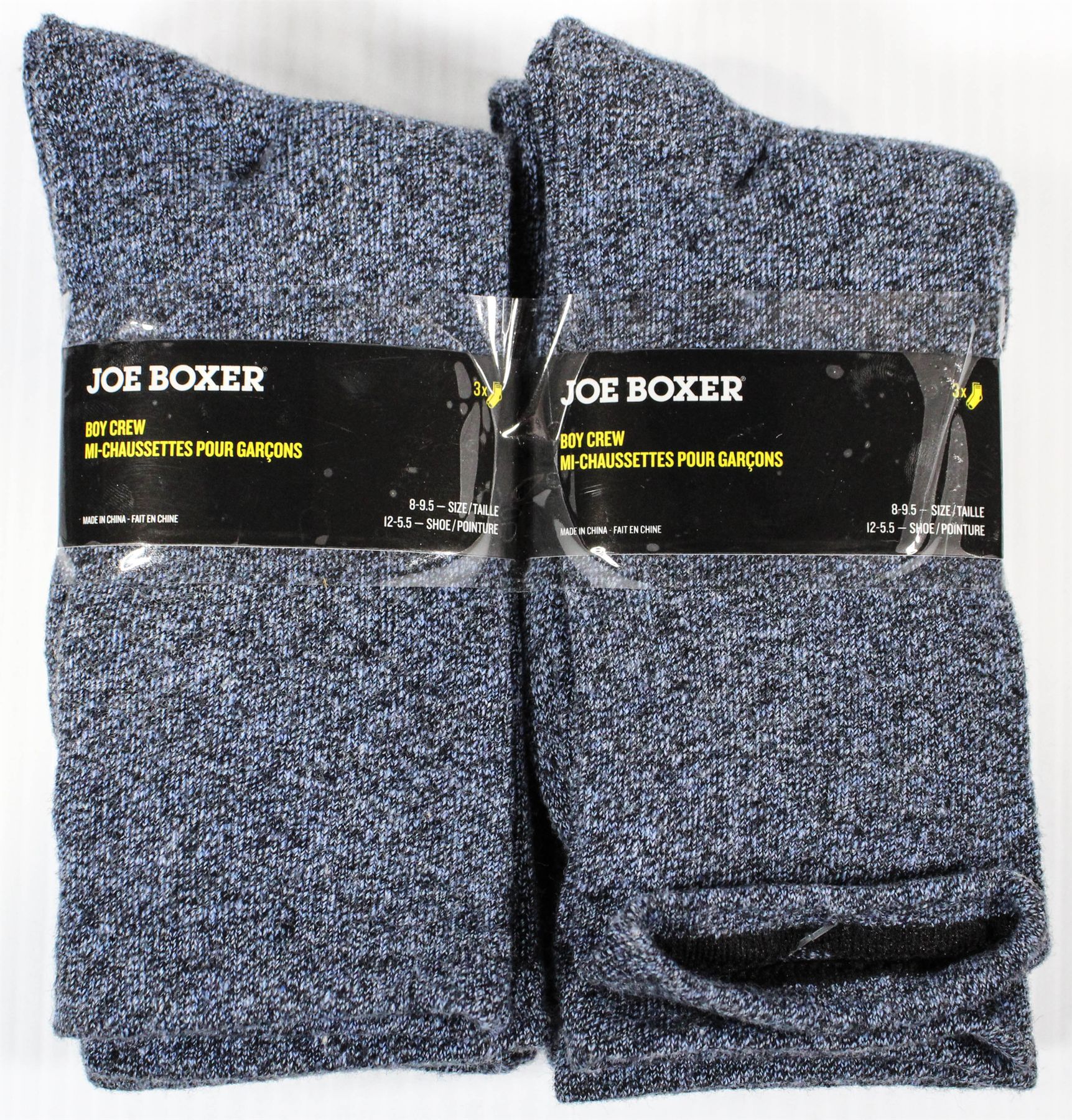 6 PR JOE BOXER BOYS CREW SOCKS
