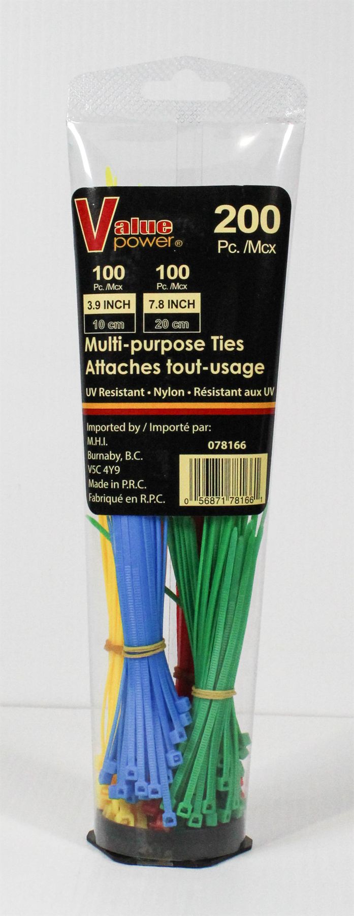 VALUE POWER 200 PCE MULTI – PURPOSE TIES