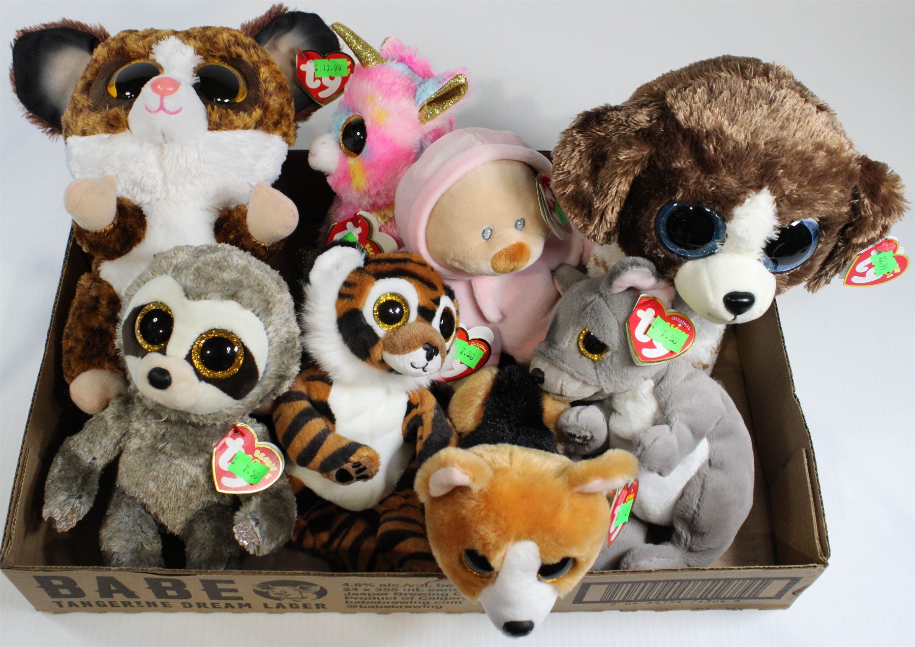 ASST BEANIE BABIES STUFFIES