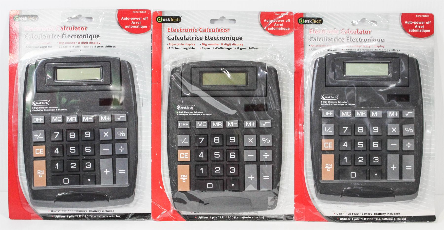 3 ELECTRONIC CALCULATORS