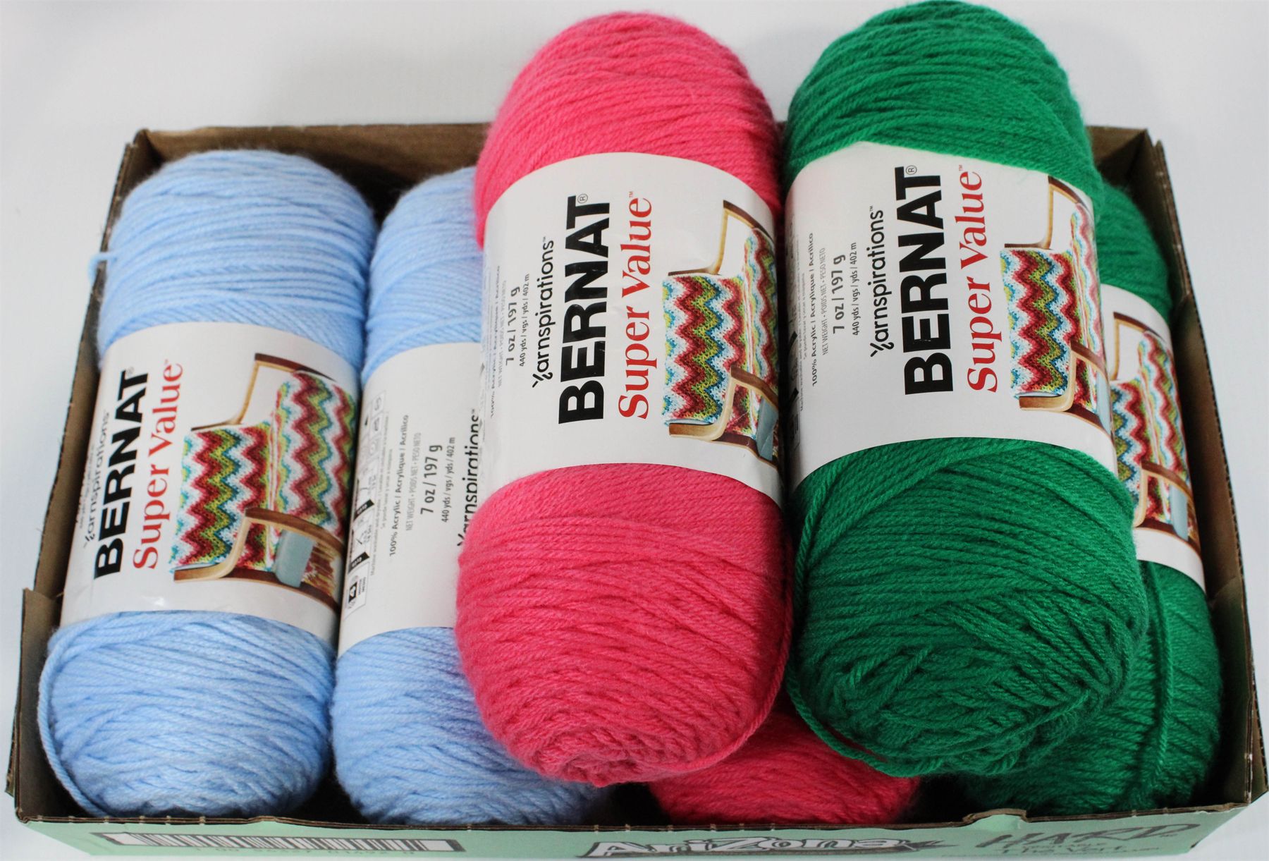 6 SKEINS YARNSPIRATIONS BENAT SUPER VALUE YARN