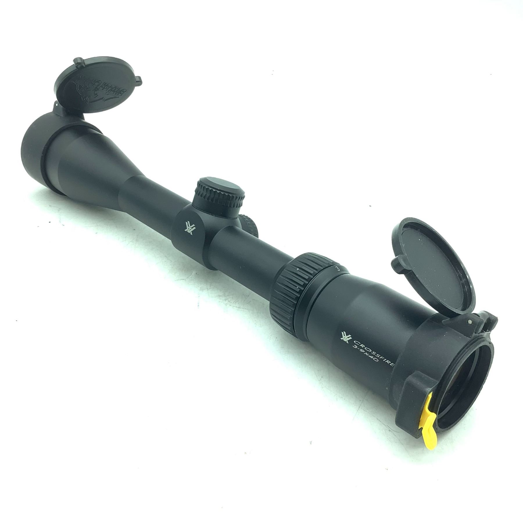 Vortex Crossfire II Scope 3 9x40 With Butler Creek Flip Up Lens Covers Vortex Crossfire II Scope 3 9x40 With Butler Creek Flip Up Lens Covers