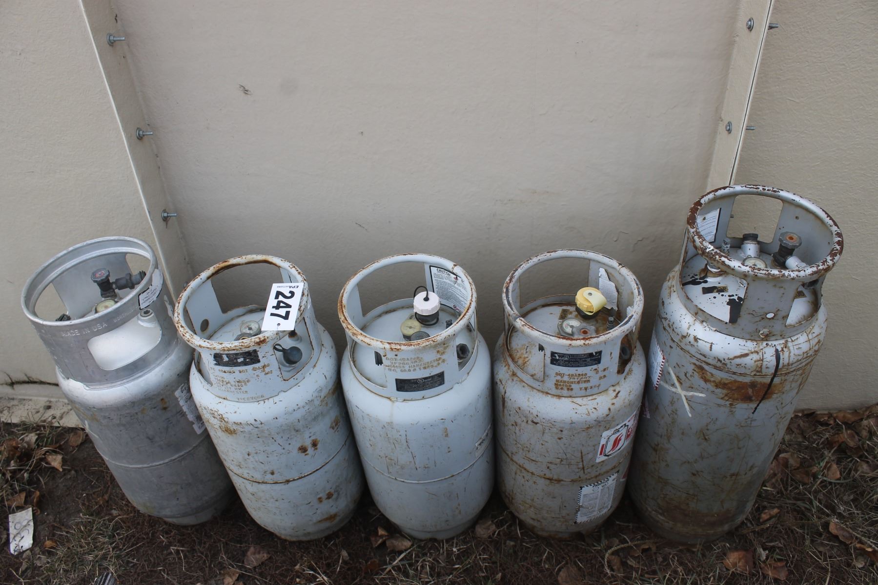 5- Propane tanks