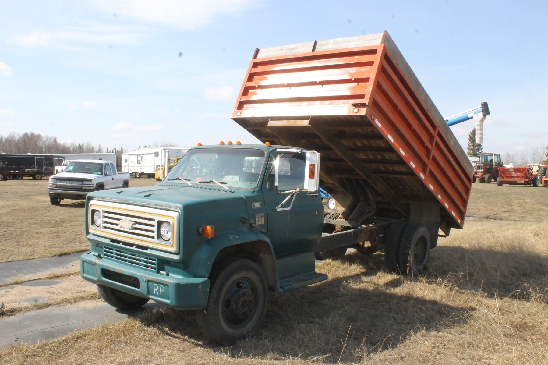 1979 Chev C50 V8 4&2 16' steel B&H, showing 11507 Km, #C15DA9V142690, 8 ...