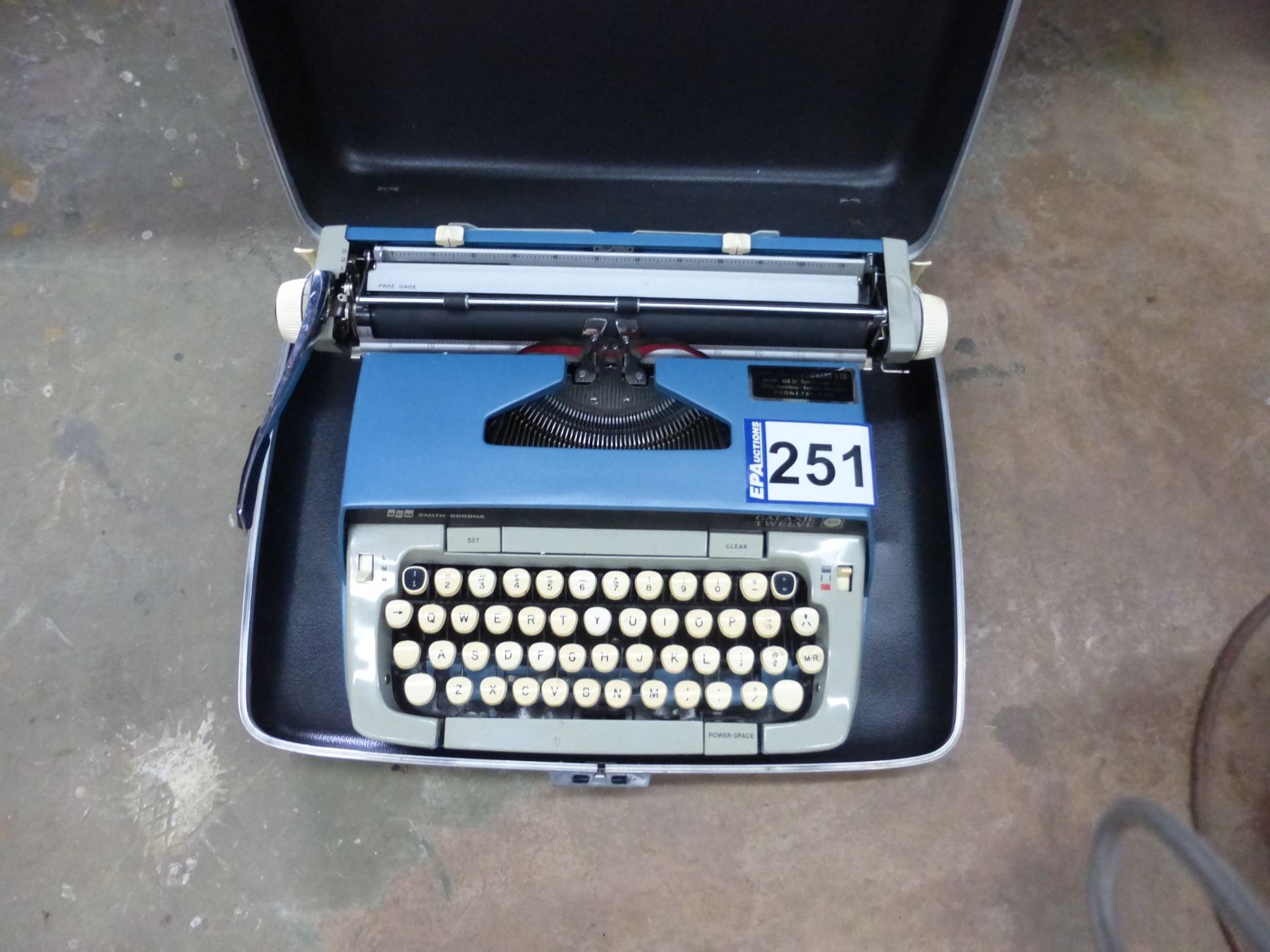 Galaxie typewriter