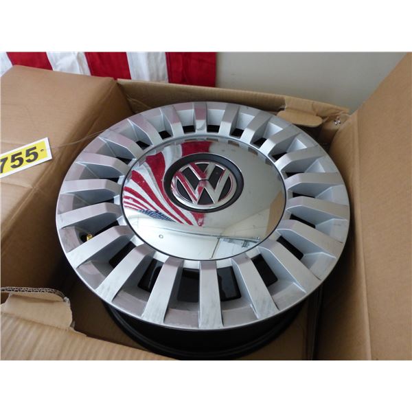 Yellow Flower Hub Cap Set VW Beetle Bug 1998-2005 Wheel Hub Caps ...