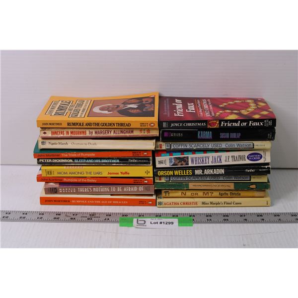 18 Assorted Books Fiction Mystery Bodnarus Auctioneering