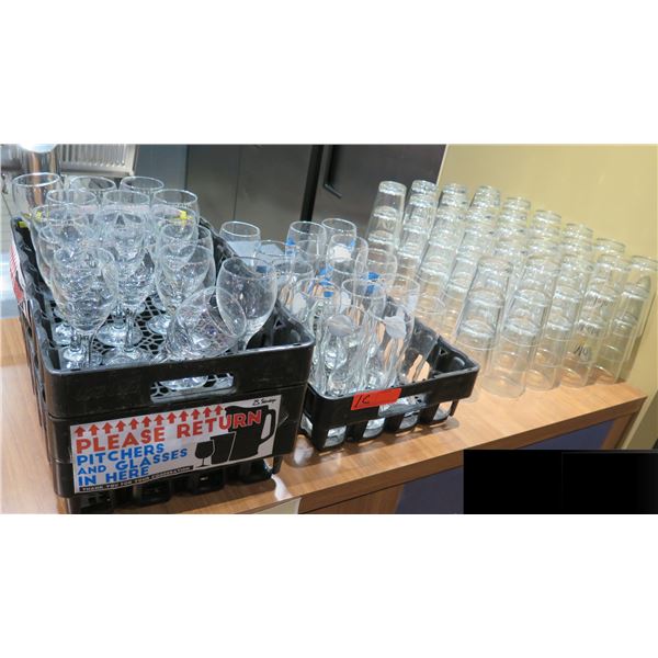 Misc Glassware Wine Goblets Blue Moon And Modelo Beer Glasses Etc