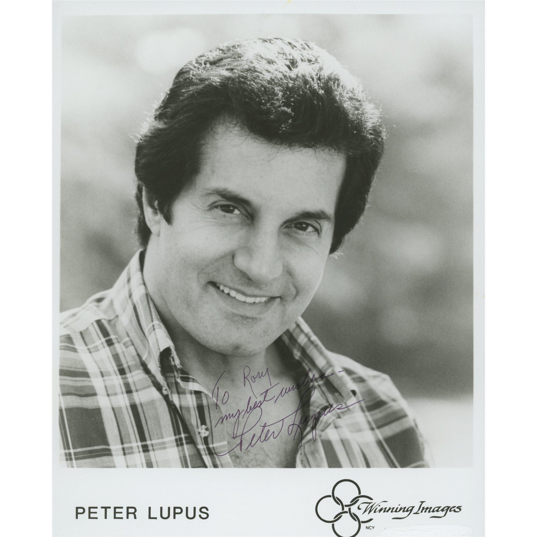 Peter Lupus signed photo