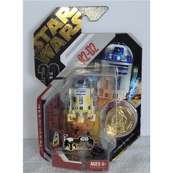 STAR WARS 30TH ANNIVERSARY GOLD R2-D2 - ACTION FIGURE