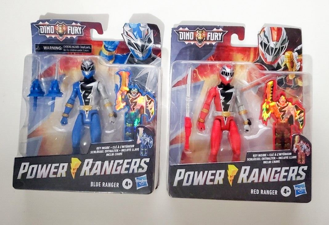 POWER RANGERS DINO FURY RED RANGER 6-INCH ACTION FIGURE WITH DINO FURY KEY