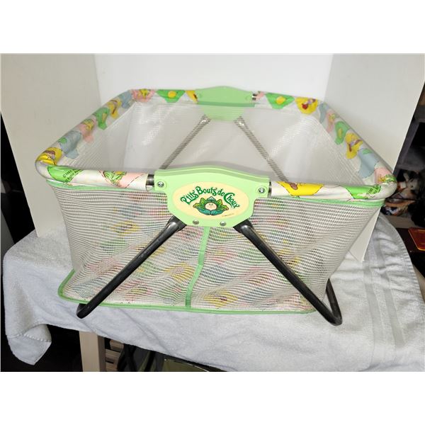 VINTAGE 1983 CABBAGE DOLL PLAYPEN MADE BY COLECO