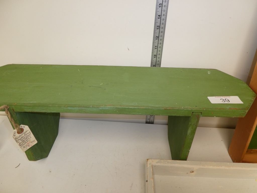misc wooden display benches/shelves