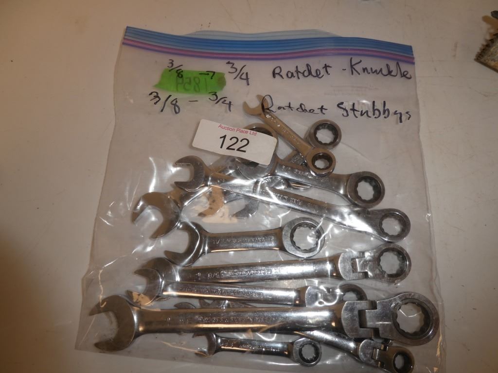 3/8-3/4 ratchet knuckle, 3/8-3/4 ratchet stubbys