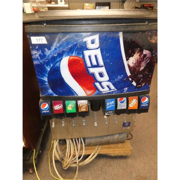 fountain pop Pepsi machine was working