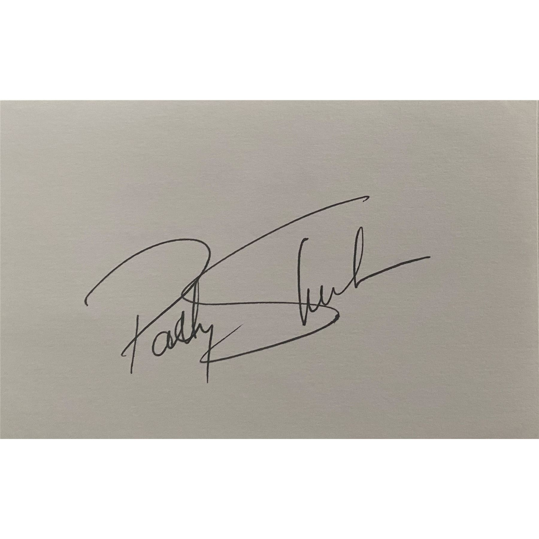 PGA Champion Patty Sheehan original signature