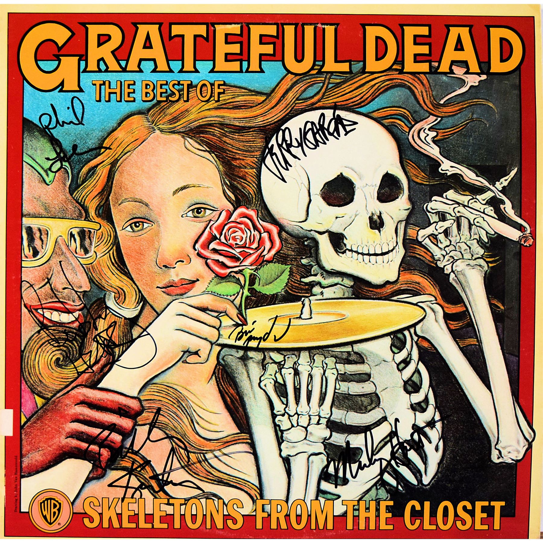 Grateful Dead signed The Best of album