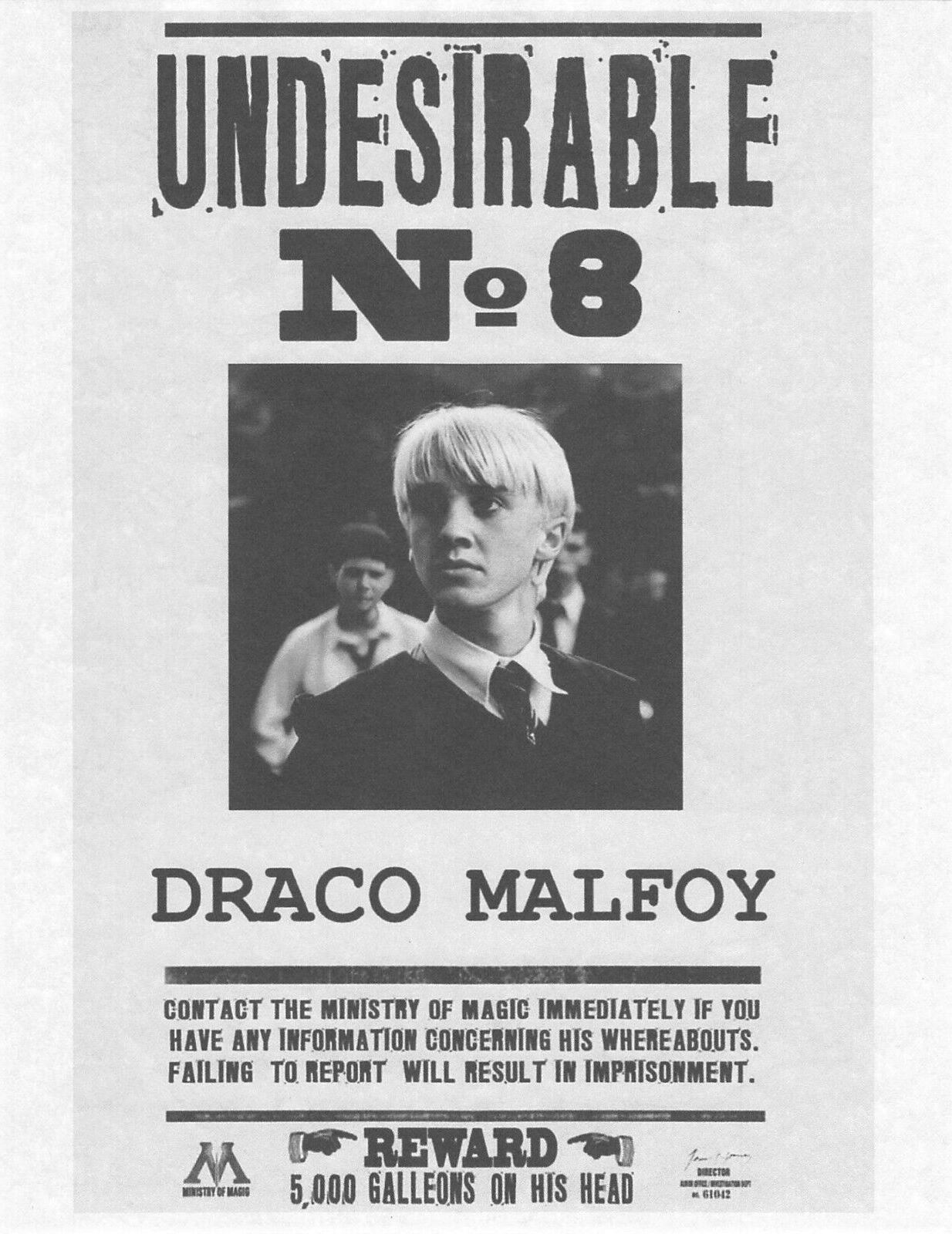 Harry Potter Undesirable Flyer Prop Print