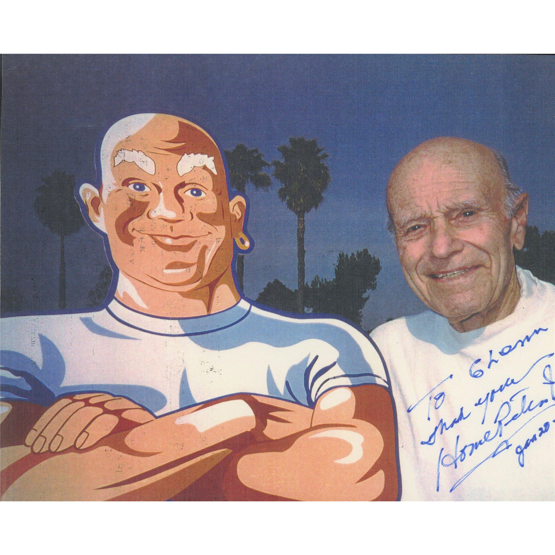 Mr. Clean House Peters Jr. signed photo