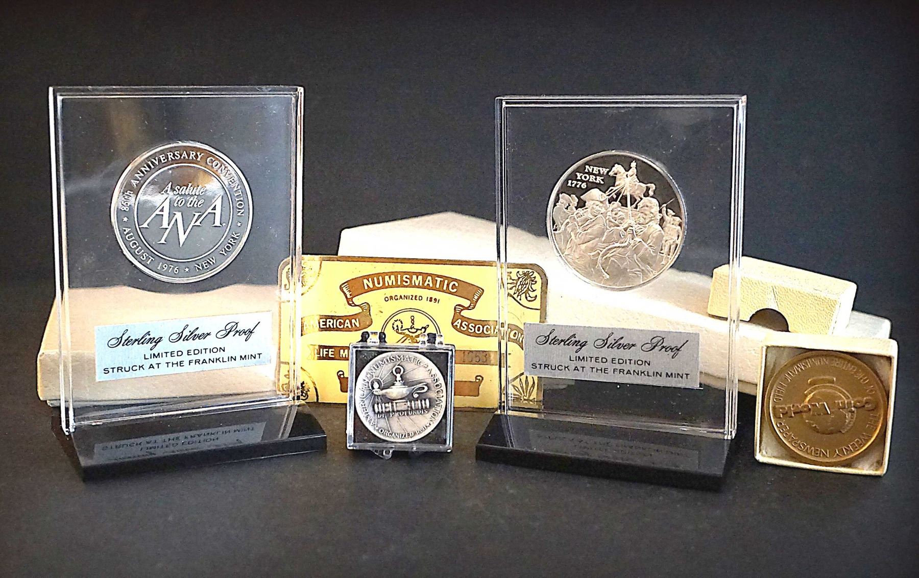 USA 1976-2000, A Lot of 5 ANA Souvenirs UNC