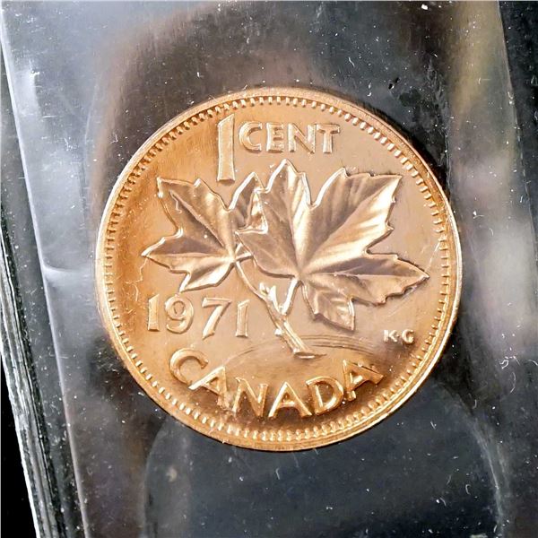 CANADA 1 Cent 1971 CCS SP 67R HC canada-1-cent-1971-ccs-sp-67r-hc
