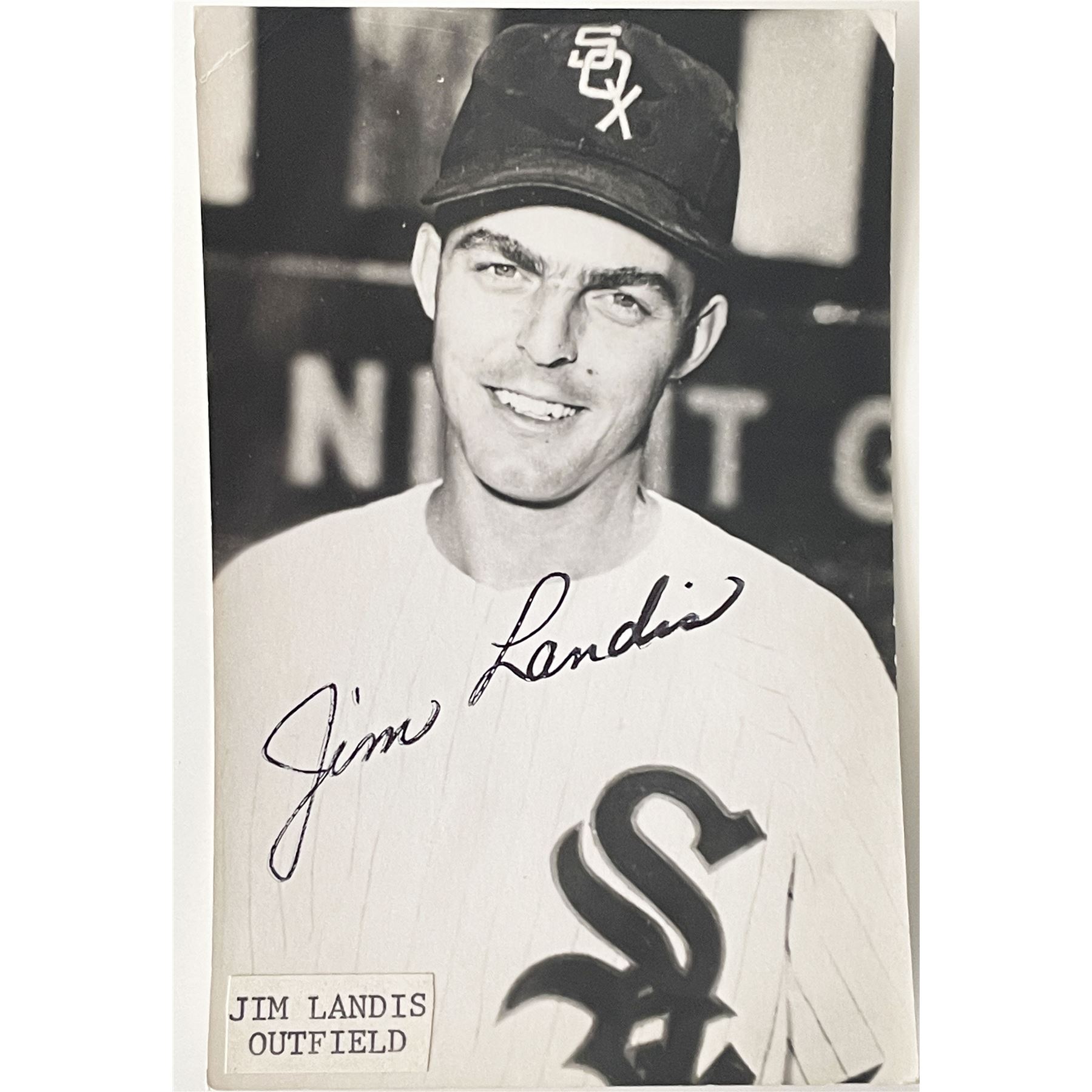 Chicago White Sox Jim Landis signed photo