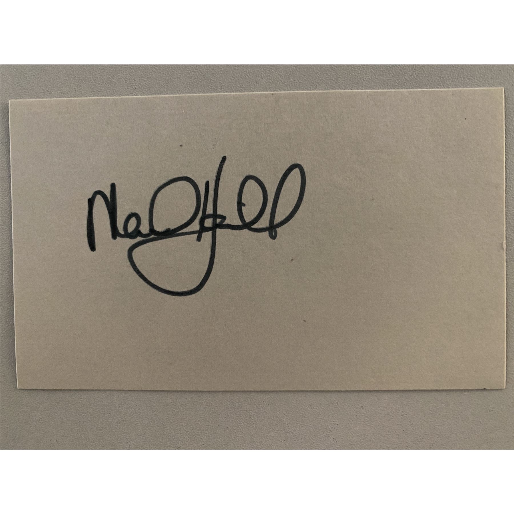Mark Hamill original signature