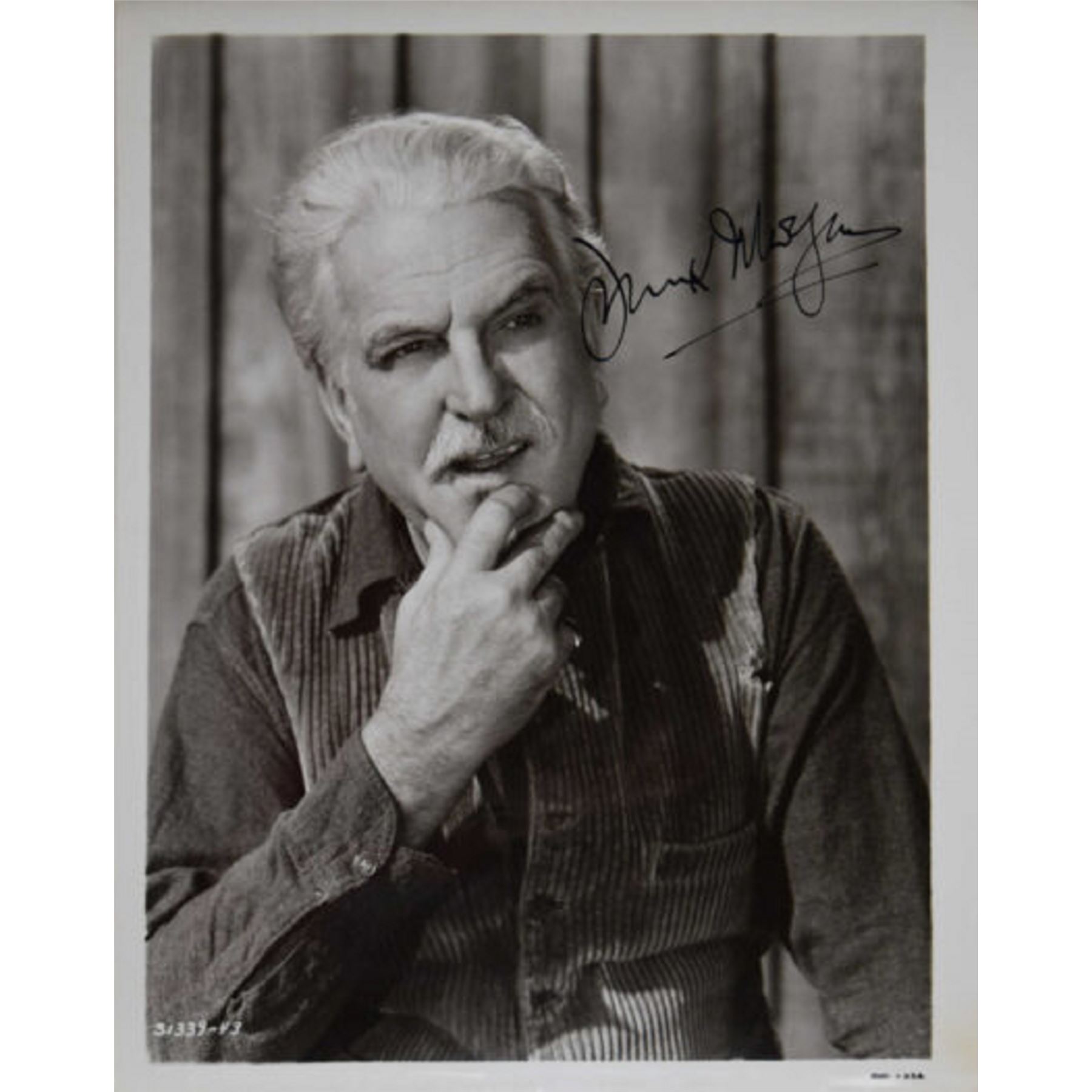 Frank Morgan signed Portrait photo