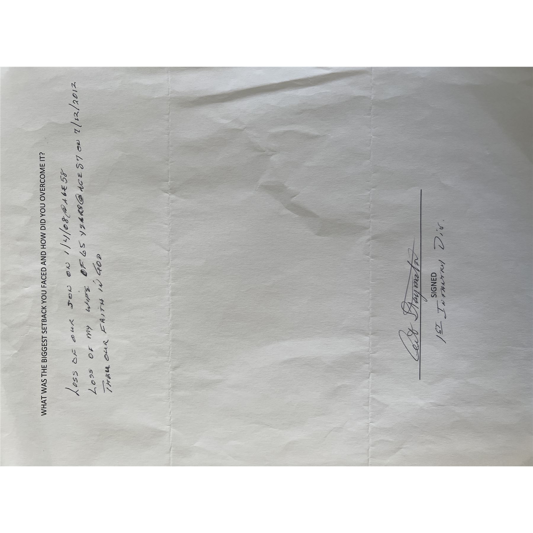 Signed Note signed-note