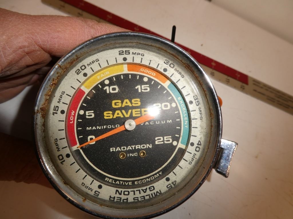Antique Gas Saver Gauge