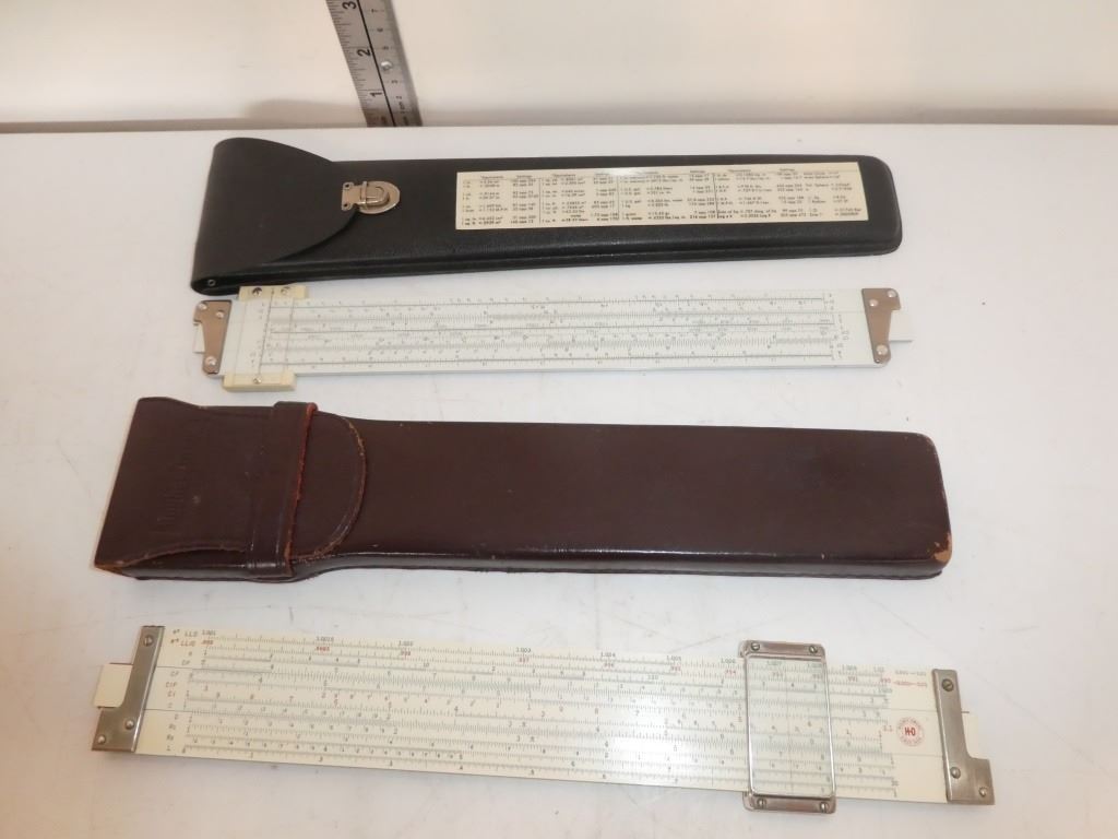 2- Vintage Side Rulers