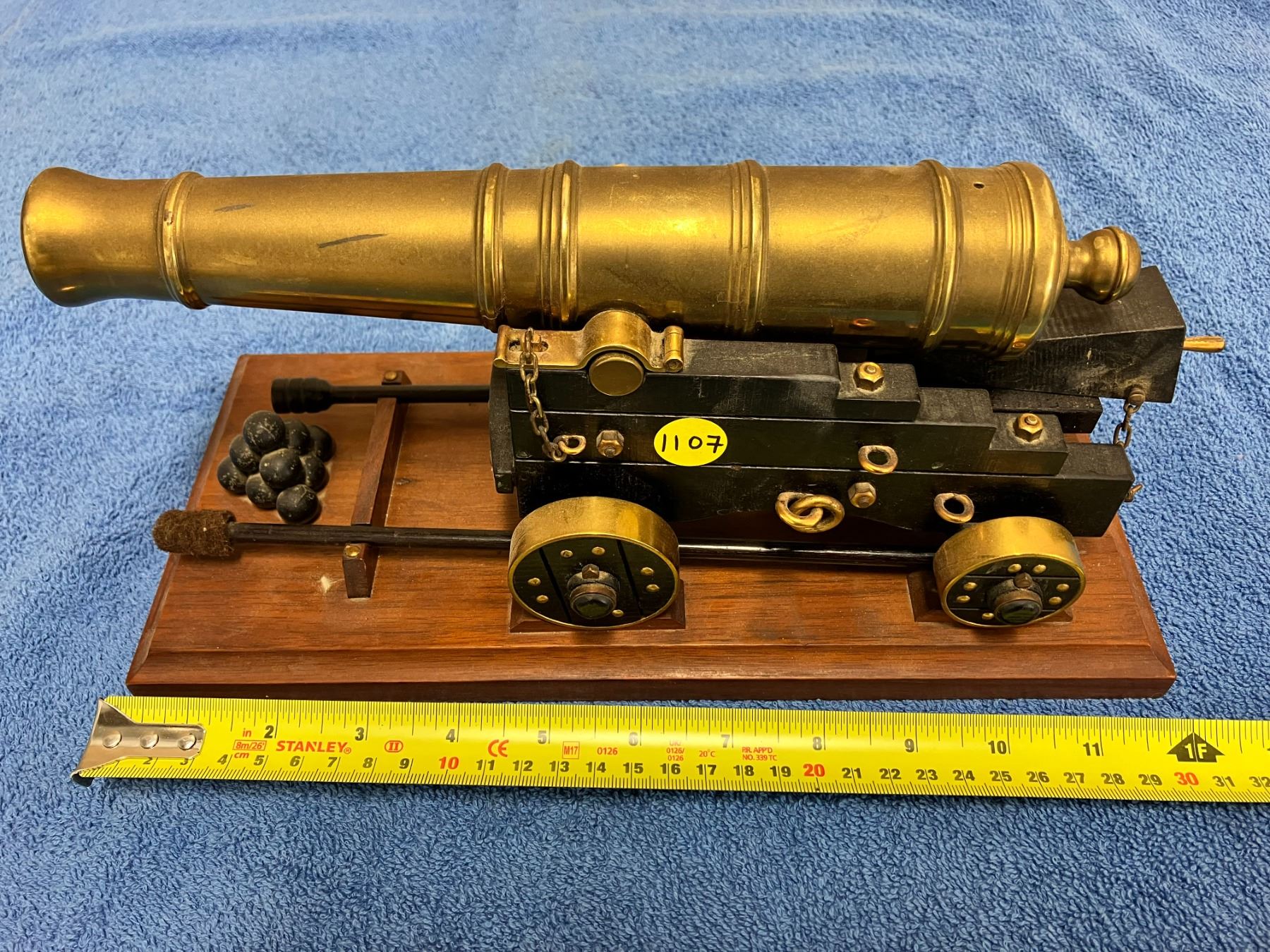 Mini demi-culverin Bronze Cannon replica with accessories - Schmalz ...